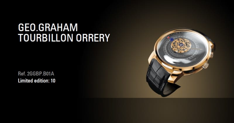 Graham - Geo.Graham Tourbillon Orrery - Passion Horlogère