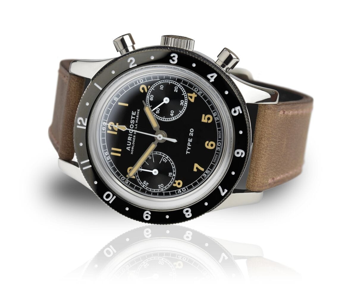 Auricoste présente le chronographe Flymaster Type 20 - Passion Horlogère