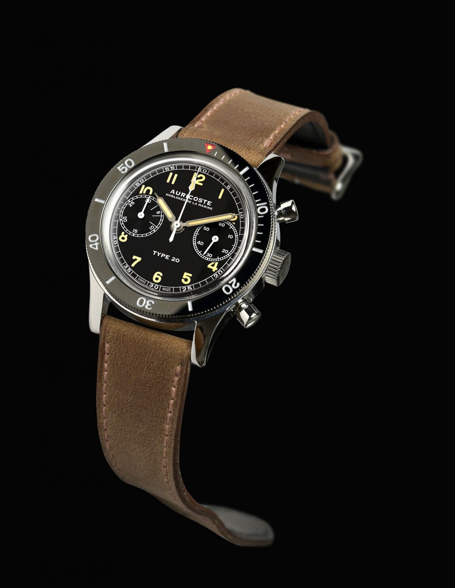 Auricoste présente le chronographe Flymaster Type 20 - Passion Horlogère